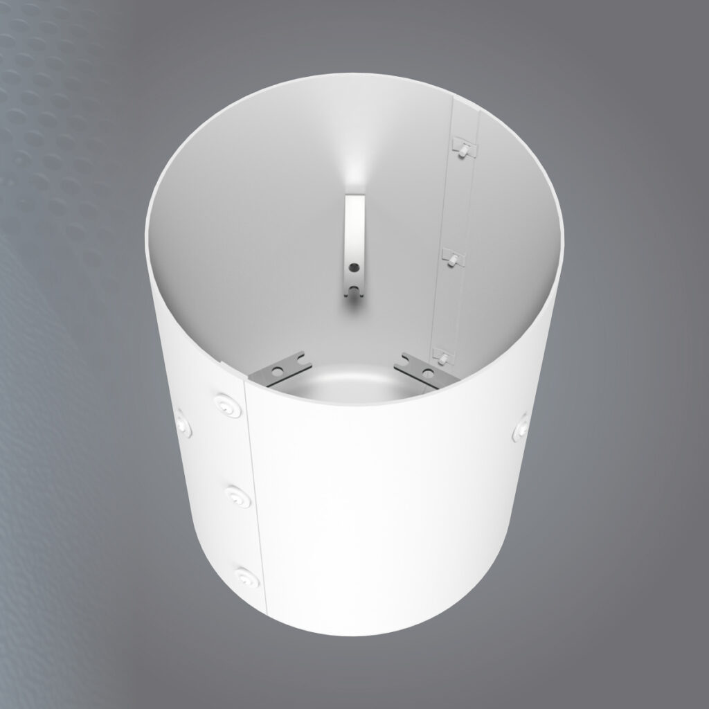 Hybrid Cable Shroud Pole Top Extension - ConcealFab