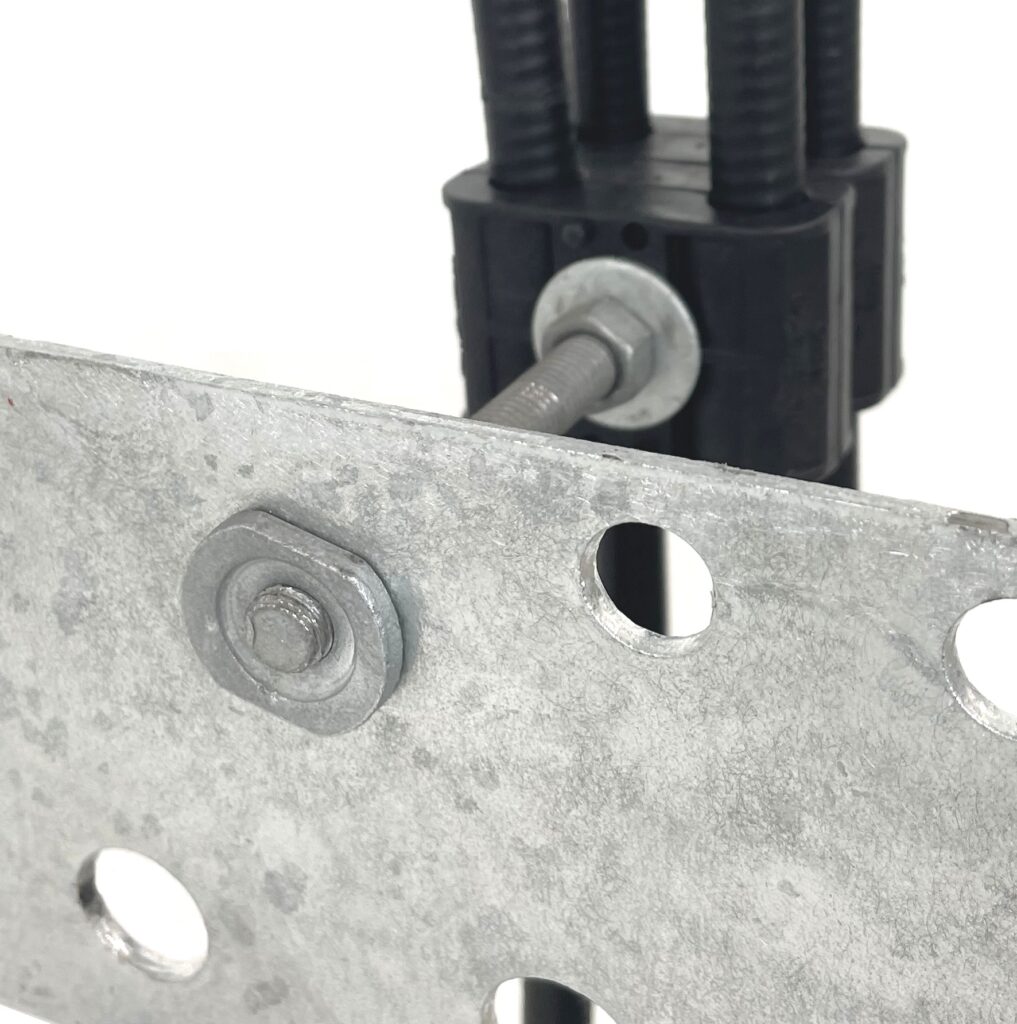 PIM Shield Galvanized Steel Threaded Rod Adapter - ConcealFab